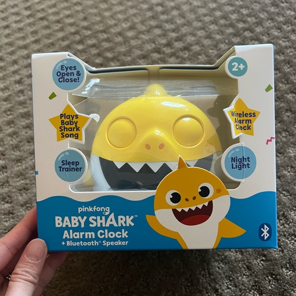 Nickelodeon | Other | Baby Shark Alarm Clock And Bluetooth Speaker ...
